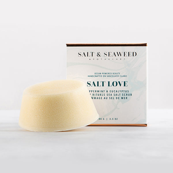 Salty Rituals Sea Salt Scrub Bar - Salt and Seaweed Apothecary
